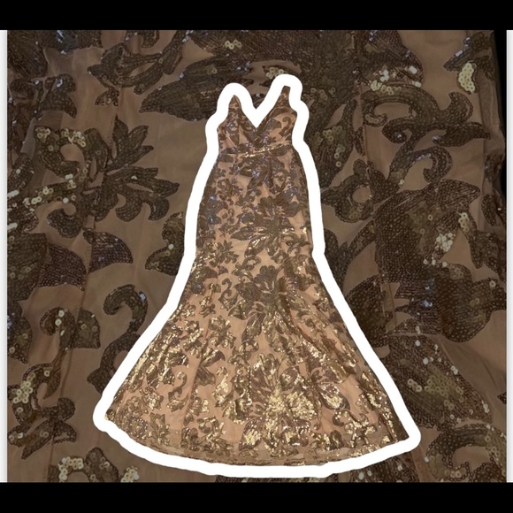 Dresses | Ross Gold Dress | Poshmark